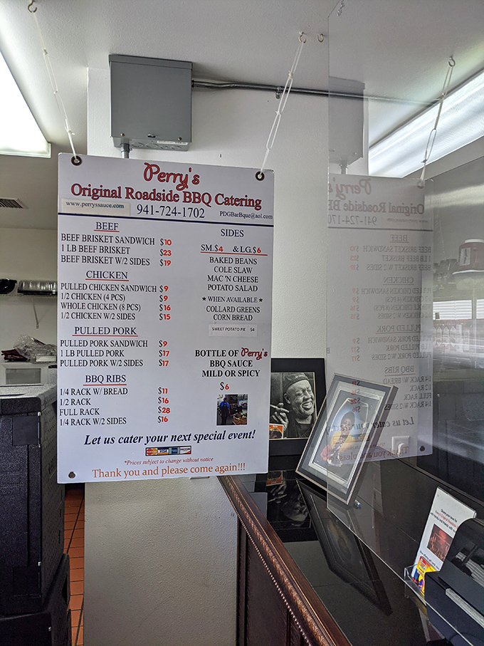 This menu board is the roadmap to happiness. Choose your own adventure, but there are no wrong turns.