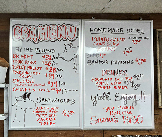 This isn't just a menu &ndash; it's a roadmap to happiness written in red marker, where decisions aren't hard, they're just deliciously multiple-choice.