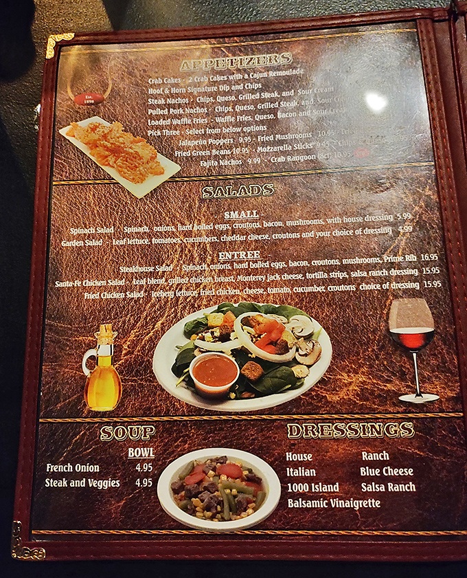 The menu doesn't just list food&mdash;it's practically a love letter to beef, with appetizers that serve as delicious opening acts to the main event.