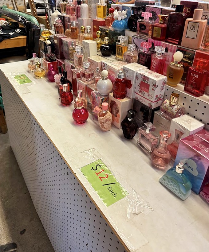 Fragrance boulevard where $12 gets you smelling like a million bucks. Designer-inspired scents line up like soldiers ready for deployment on wrists everywhere.