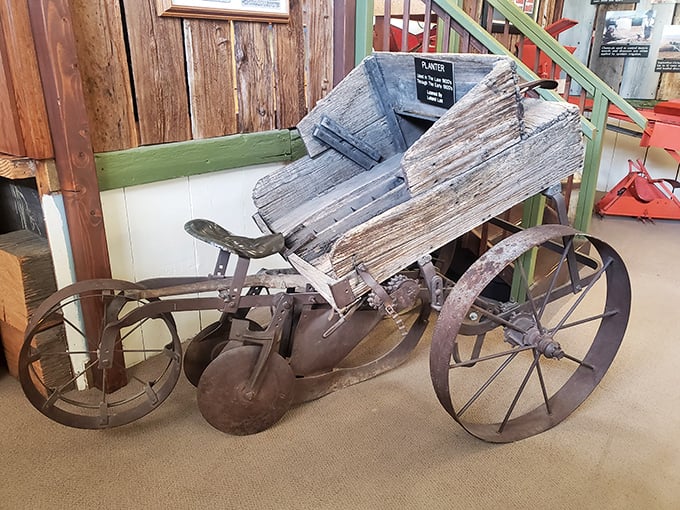 This wooden potato planter from yesteryear reminds us that innovation didn't start with smartphones. Farming ingenuity at its finest!