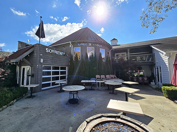 Sorrento's and Chef's Table share this charming building, proving that in Banner Elk, good food comes in pairs like comfortable shoes.