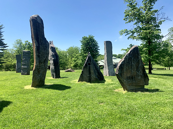 Nature's gallery: these stone sentinels have been standing longer for their portrait than I've waited for tables at trendy restaurants.