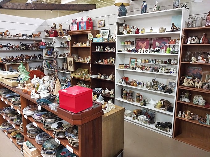 Every shelf tells a story. From delicate figurines to sturdy dishware, these aren't just collectibles—they're memories waiting to be adopted.