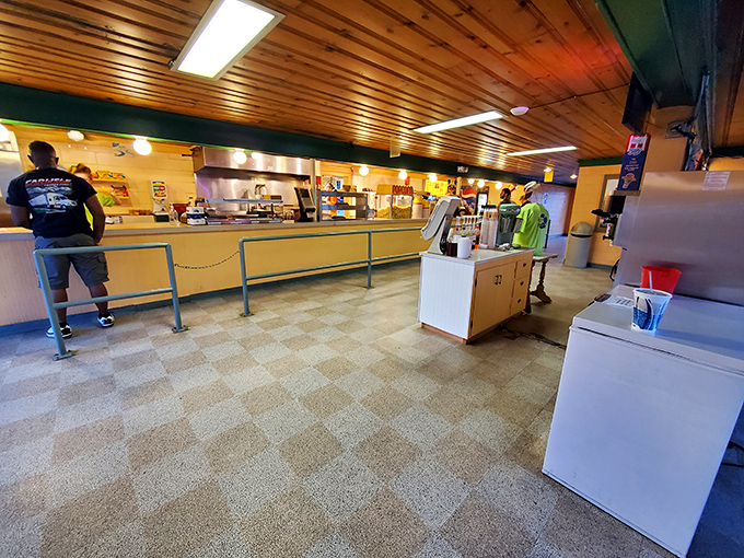 The heart of any drive-in experience: a concession stand where memories are made one hot dog and popcorn bucket at a time.