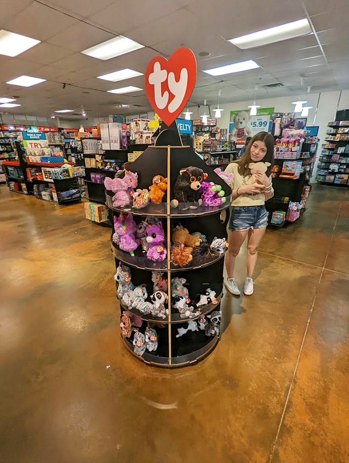 The Beanie Baby retirement fund your financial advisor warned you about. This Ty display has melted more adult resolve than a puppy in a pet store window.
