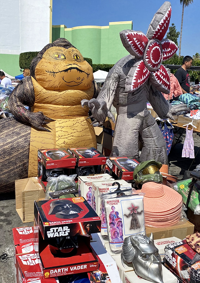 Star Wars meets yard sale magic in this wonderfully chaotic collection of pop culture treasures.