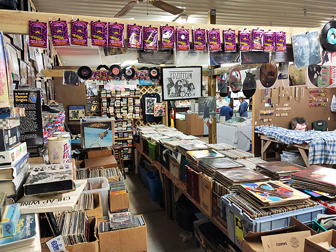 Vinyl heaven isn't just a state of mind&mdash;it's this actual place. Crate-diggers can lose hours flipping through albums, hunting for that perfect Led Zeppelin pressing.