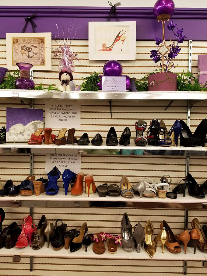 Cinderella had a fairy godmother; you have Hope's Door shoe department. From practical flats to party-ready heels, your next favorite footwear awaits.