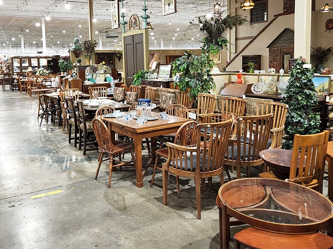 Pull up a chair&mdash;or twenty! This collection of wooden dining tables could tell tales of family dinners spanning decades of American history.