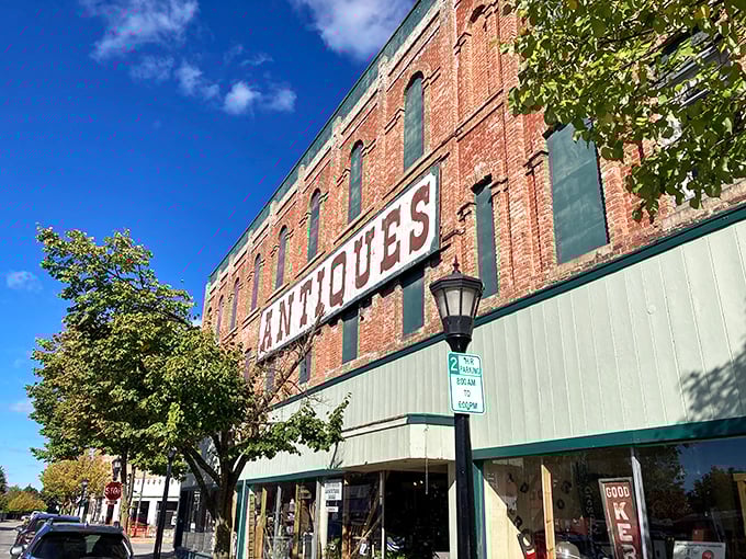 Classic brick architecture houses decades of forgotten treasures in downtown Bay City's heart.
