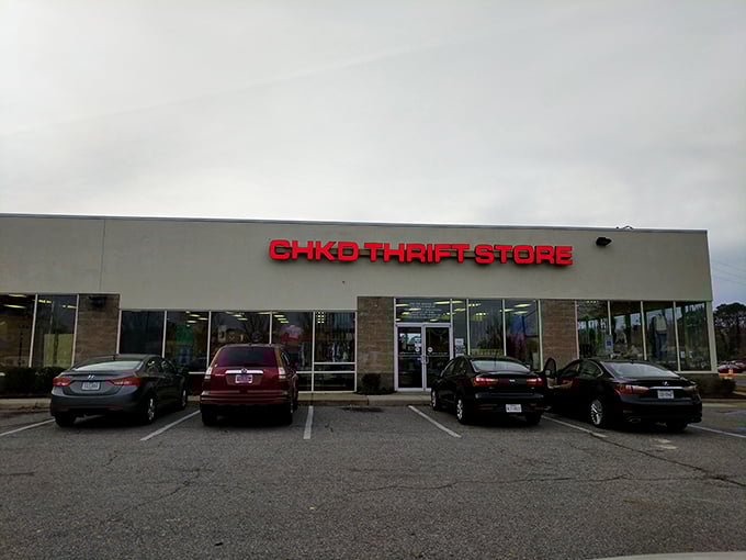 CHKD's bold red letters promise a shopping adventure that helps kids while filling your cart.