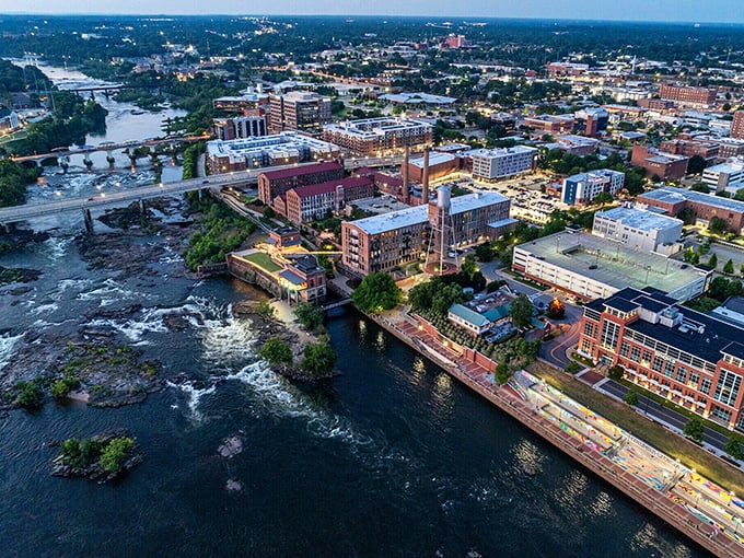 Columbus' riverfront development combines urban renewal with budget-friendly living, where the Chattahoochee provides both scenery and savings.