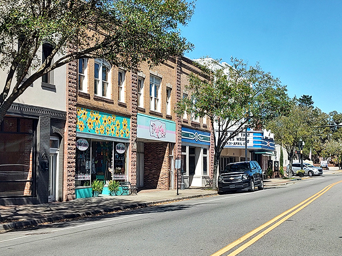Conway's historic downtown features classic brick buildings and inviting storefronts. A shopper's paradise without the tourist prices!