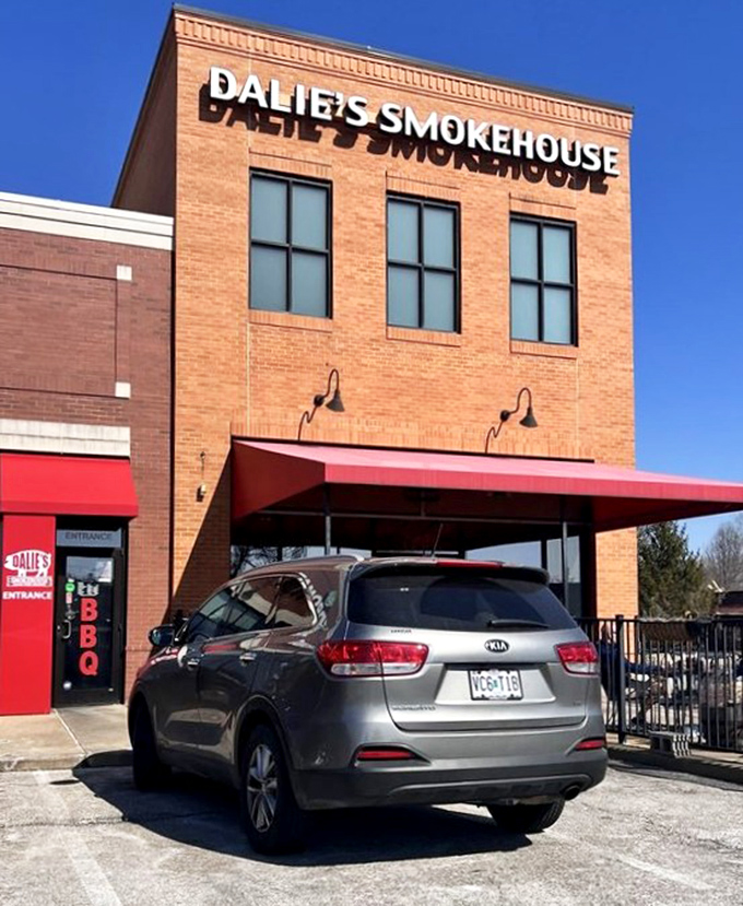 Modern brick meets old-school barbecue traditions, proving great food never goes out of style in Missouri.