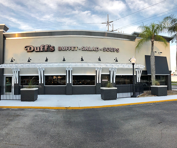 Duff's modest exterior hides a buffet treasure that locals have been keeping secret for years.
