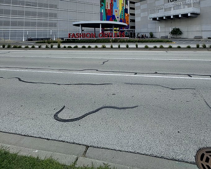 Fashion Outlets of Chicago's sleek exterior promises the kind of upscale shopping experience that makes every visit feel special.