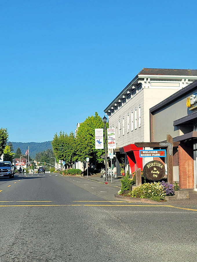 Fortuna's historic downtown beckons with the kind of charm that makes your Social Security stretch further.