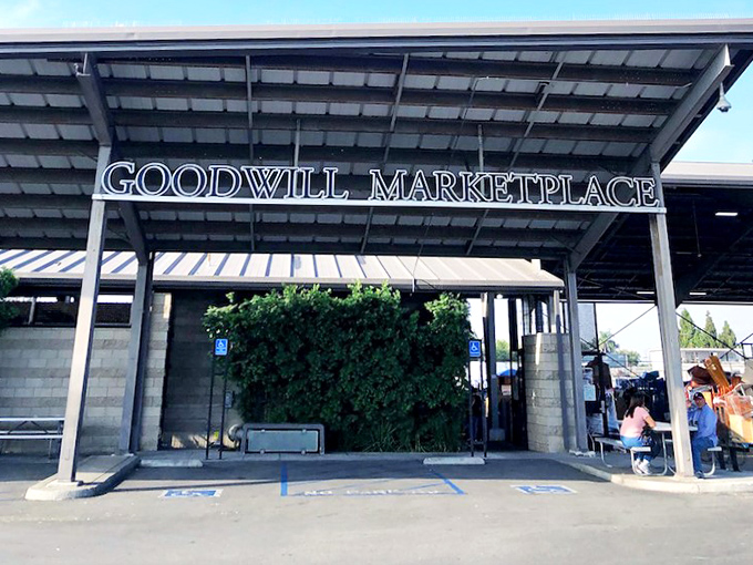 That covered entrance says "come on in" - it's like a carport for your car and your wallet's best friend.