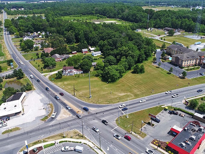 Aerial view of Harrington shows why this affordable gem gives you room to breathe without emptying your wallet.