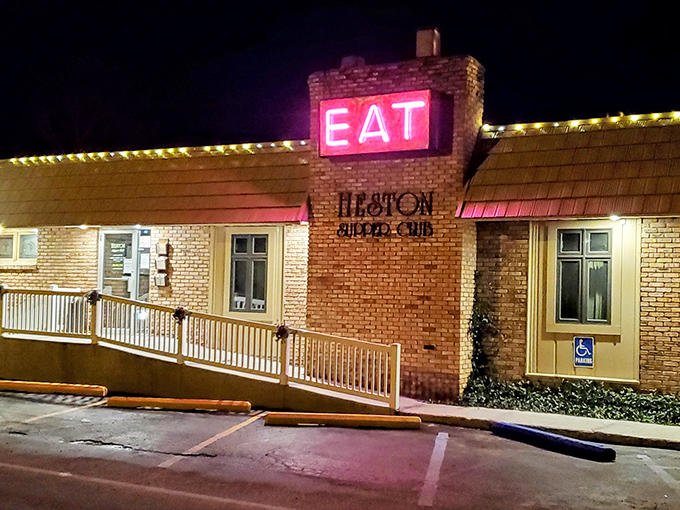 When that neon EAT sign calls your name, you know serious supper club magic awaits.