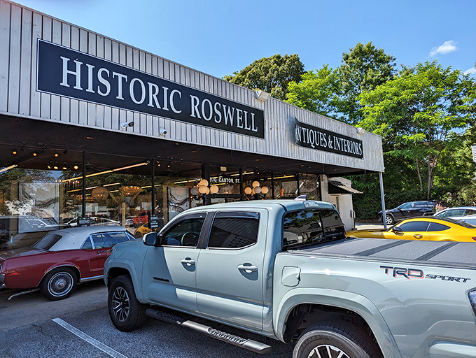 Industrial chic meets vintage charm in this warehouse-style haven for serious treasure hunters and browsers alike.