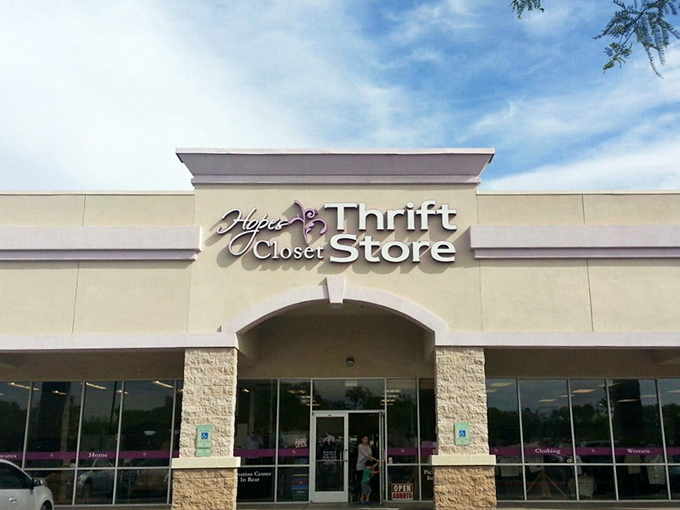 This sleek storefront proves that thrift shopping has officially entered the boutique era.