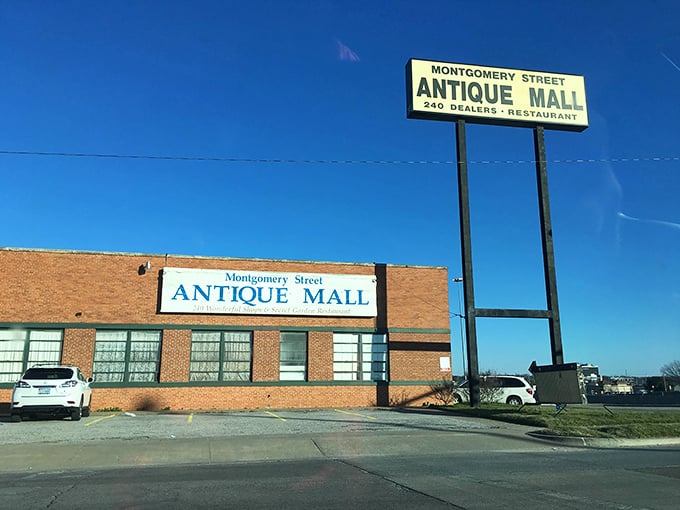 Montgomery Street Antique Mall's no-nonsense exterior hides a wonderland within. Like finding a pearl in an oyster, the real magic happens once you're inside.