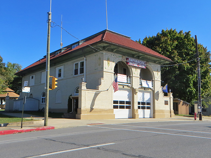 Mount Carmel's historic firehouse stands as a proud sentinel, reminding us that small towns still value community service above all.