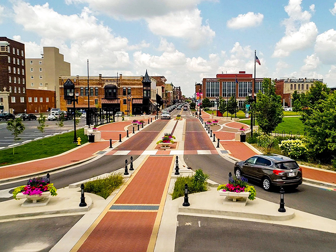 Muncie's revitalized downtown stretches toward tomorrow while keeping one foot firmly planted in yesterday.