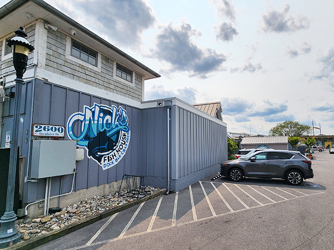 Perched over Baltimore's harbor like a captain's quarters, this spot serves views as fresh as the catch.