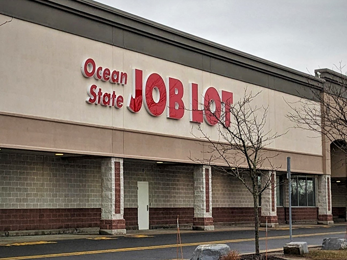 Ocean State Job Lot's unassuming exterior hides a wonderland of closeouts and treasures. The thrill of the hunt begins at the door!