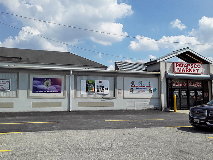 Simple storefront, extraordinary treasures - Patapsco Market proves the best discoveries often hide behind unassuming facades.