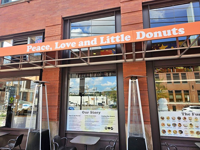 Peace, love, and donuts - finally, a philosophy we can all get behind wholeheartedly.