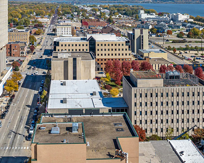 River city views that remind you why waterfront living never goes out of style.