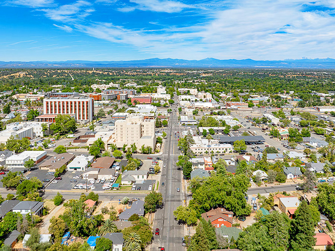 Mountain views and valley charm converge in Redding, where the Sacramento River creates California's perfect small-city oasis.