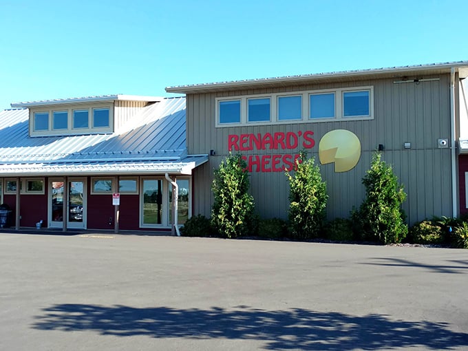 Renard's stands tall and proud, like the cheese equivalent of the Taj Mahal in Door County.