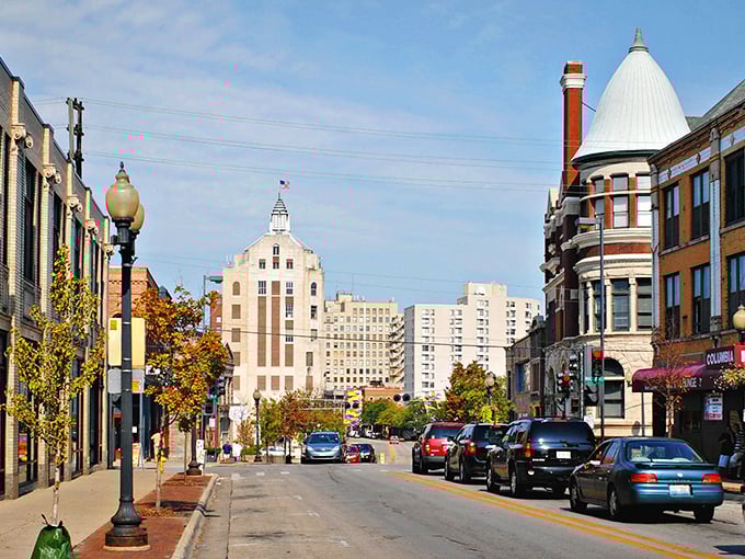 Rockford's downtown renaissance shines bright, where urban amenities meet small-town prices in perfect retirement harmony.