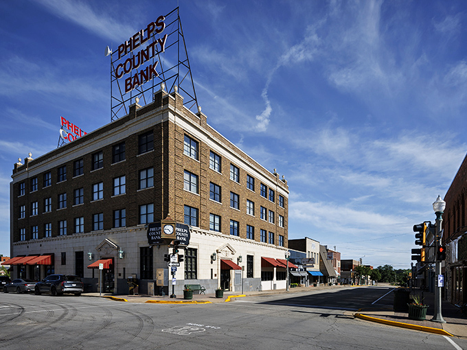 Rolla's main street buzzes with the energy of a college town that never forgot its small-town roots.