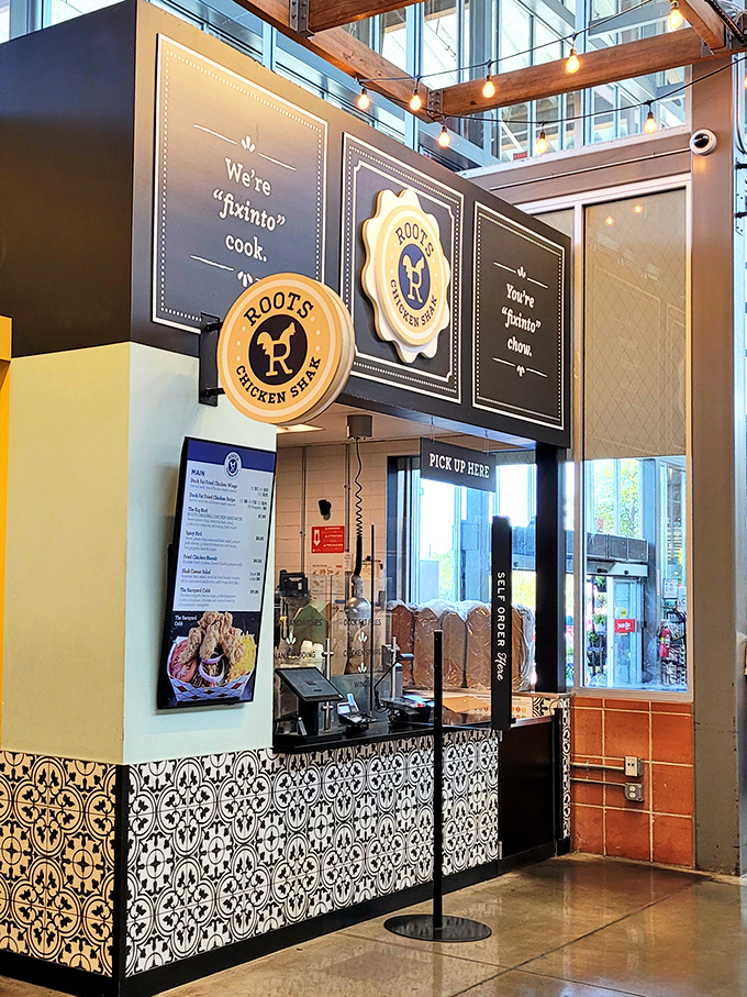 Roots Chicken Shak: "Fixin'to cook" isn't just cute signage&mdash;it's the battle cry of duck fat fried chicken revolutionaries.