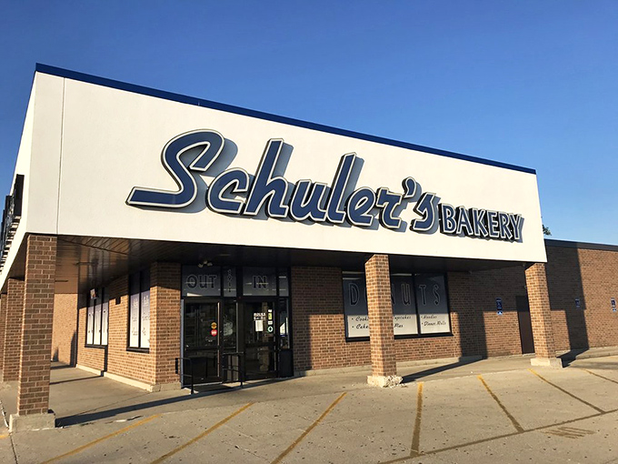 Schuler's understands that great bakeries don't need flashy signs when generations of satisfied customers spread the word instead.
