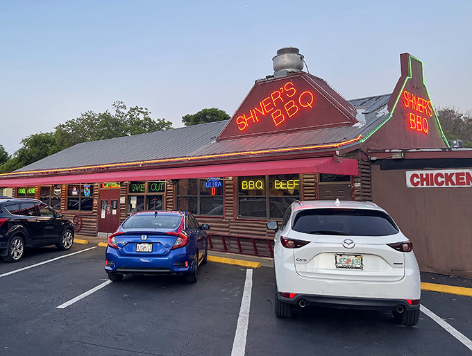 Shiver's red log-cabin exterior has been drawing barbecue pilgrims like a smoky beacon for generations.