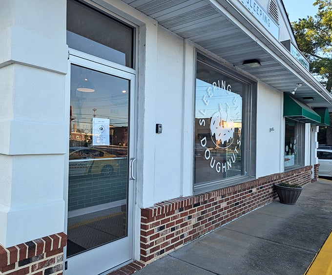 Sleeping Bird's clean storefront hides a wonderland of doughnut creativity inside. Don't snooze on this one!