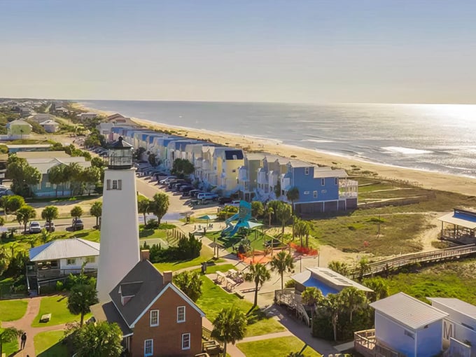 St. George Island's lighthouse beckons visitors to shores where development takes a backseat to natural beauty.