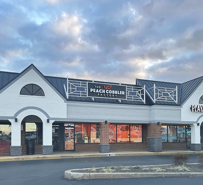 When a restaurant puts "peach cobbler" right in the name, you know they're absolutely serious about dessert perfection.