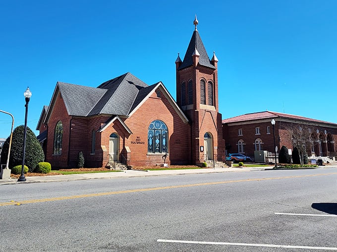 Tifton's classic church anchors a downtown where your retirement nest egg won't crack under pressure.