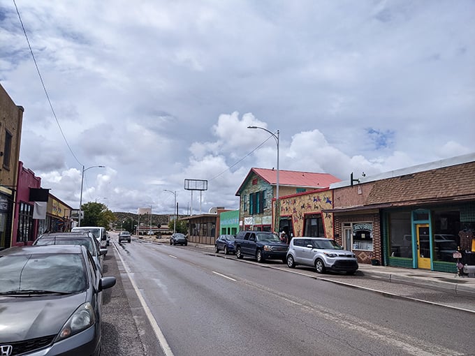 T or C's colorful storefronts invite exploration without emptying your wallet. Hot springs and cool prices&mdash;what a combination!