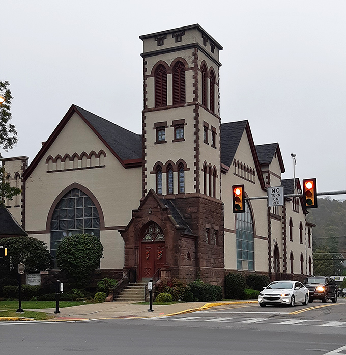 Brick churches and steepled skylines create the perfect backdrop for Sunday drives and childhood memories come to life.