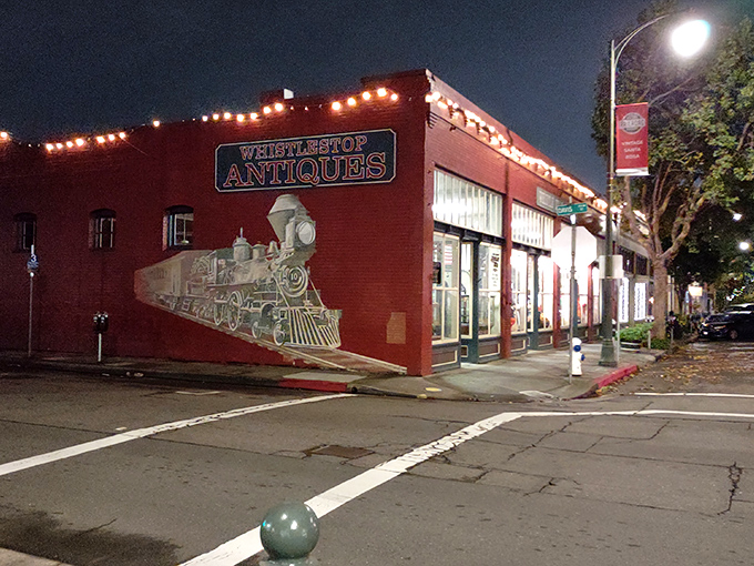When a vintage locomotive decorates your building, you know the treasures inside are worth the journey.