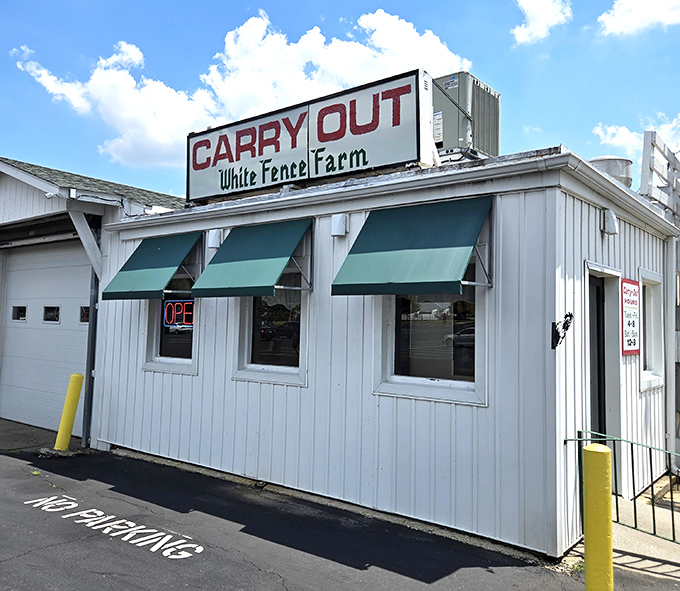 White Fence Farm's humble exterior hides generations of perfectly seasoned fried chicken secrets within.